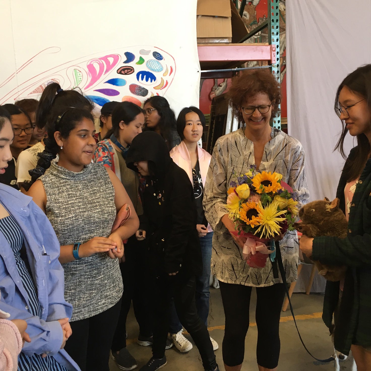 Annie Welcomes Thirty-Three Young STEAM Women From Australia – Annieglass