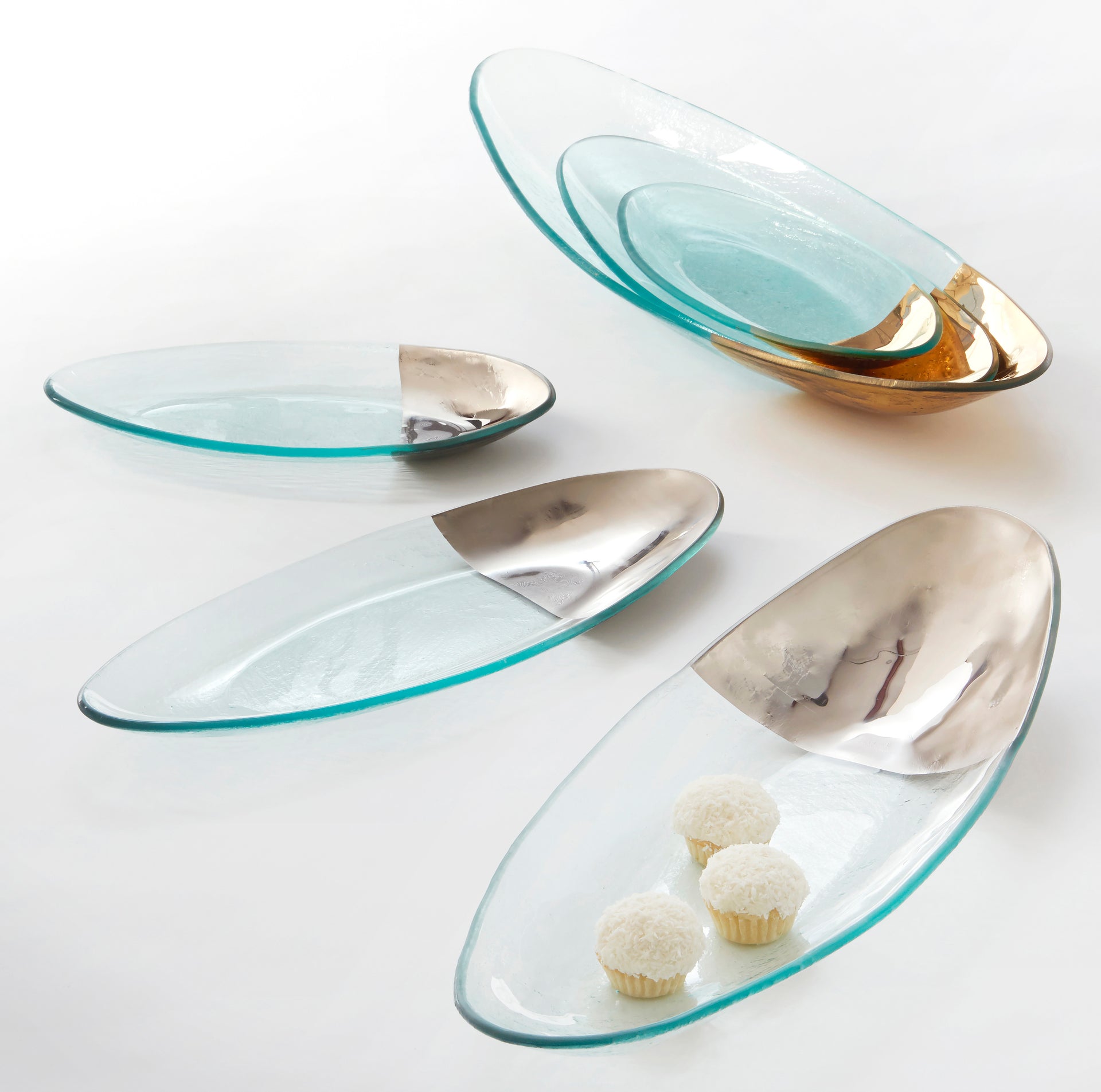 Mod Collection | Modern Dinnerware, Dishes Glass with 24k Gold Accent ...