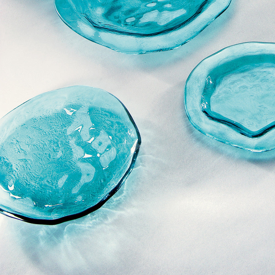 Ultramarine Collection | Vibrant Blue Glass Plates, Bowls, Serving ...