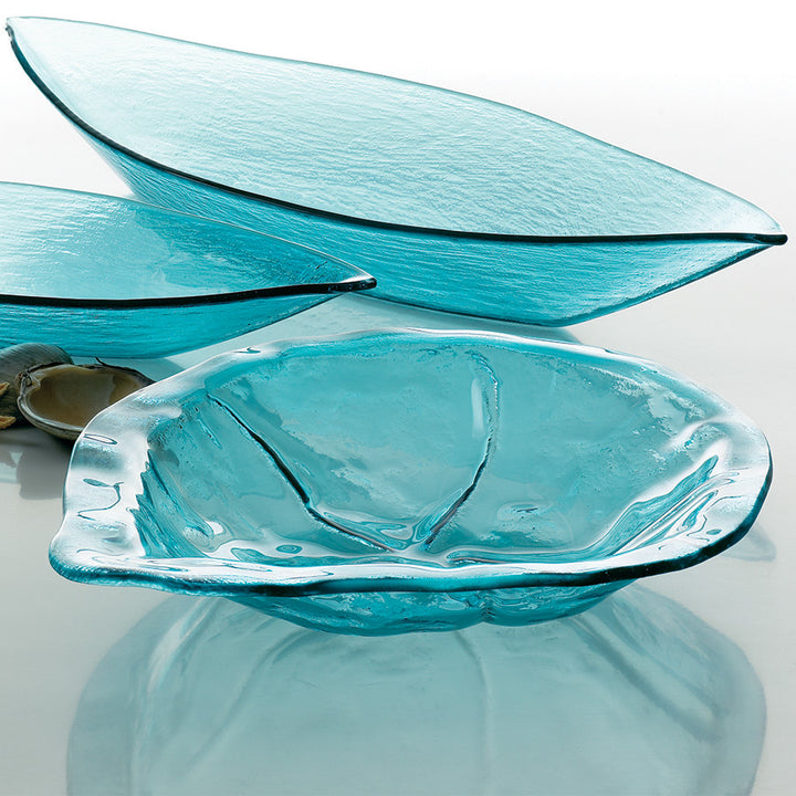 Unique Artisan Handmade Blue Glass Bowls | Ultramarine by Annieglass